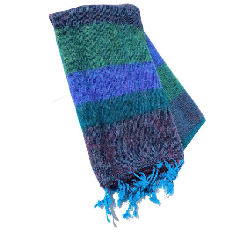 Premium Tibetan Yak Wool Scarf - Nepal Pashmina Shawl